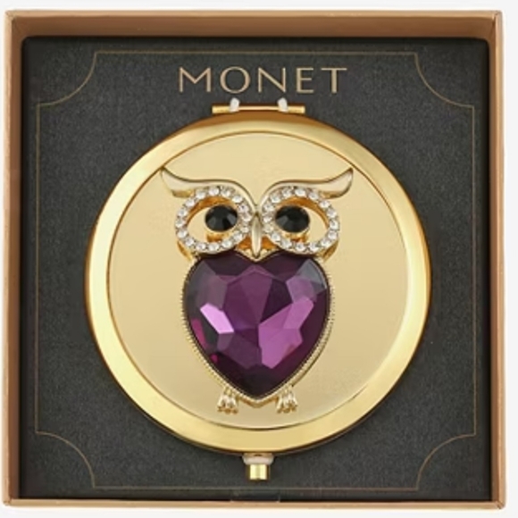 Monet | Makeup | Monet Owl Compact Mirror | Poshmark